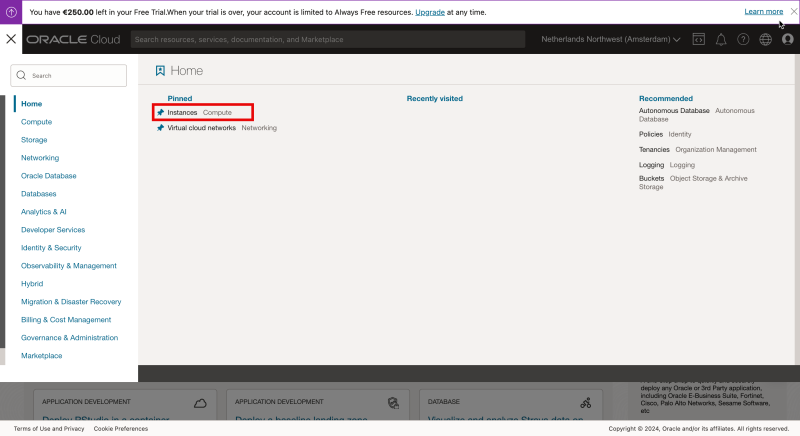 Create your first free (Linux) Compute instance using OCI (with your free OCI account) - Iwan