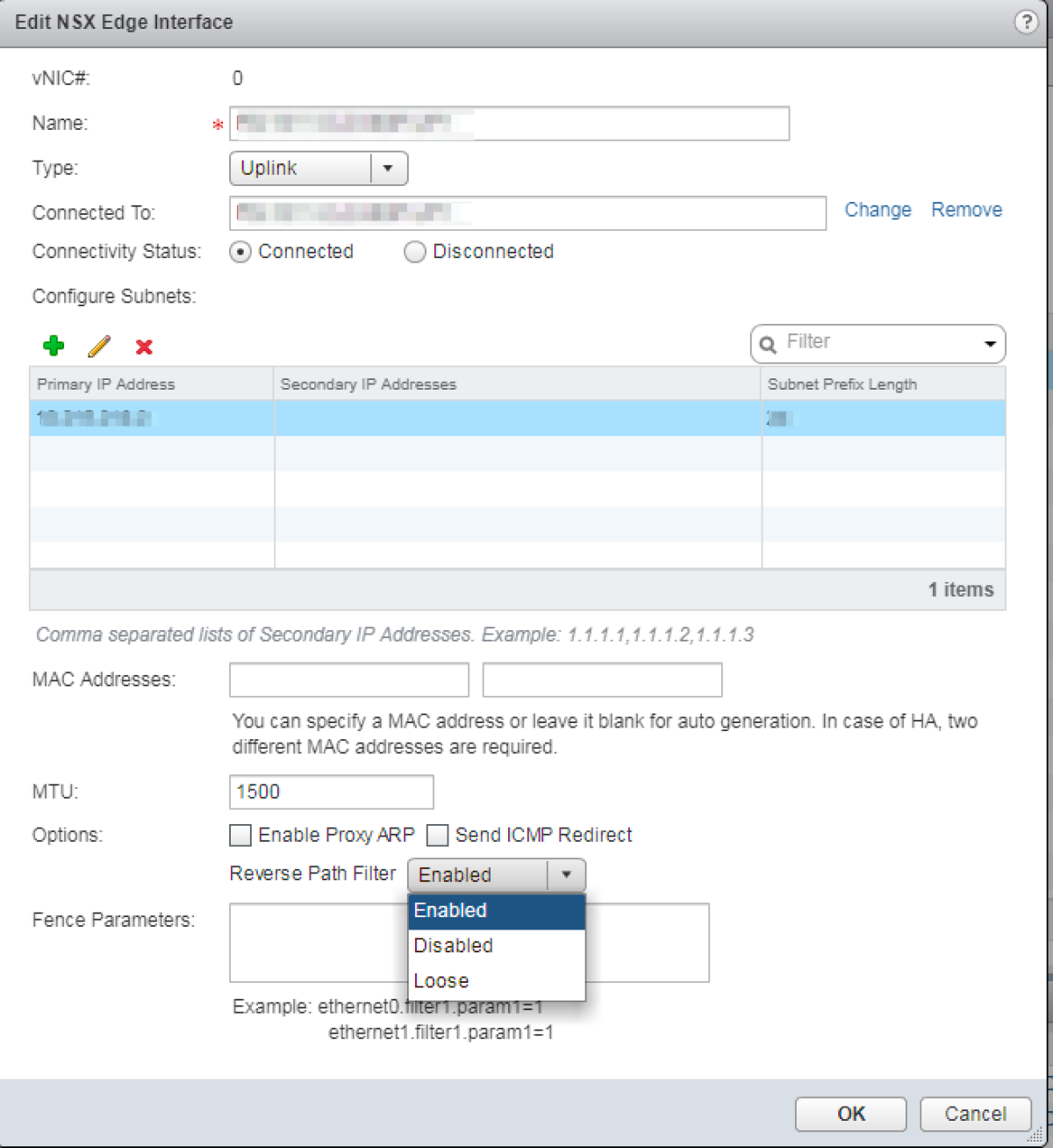 RPF setting and NSX Edges in ECMP mode - Iwan